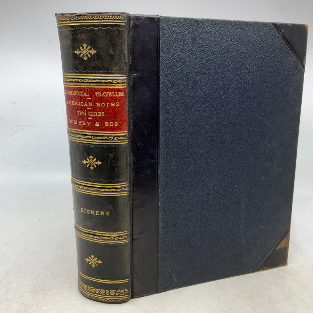Charles Dickens - Four Dickens novels bound together, including "A Tale ...