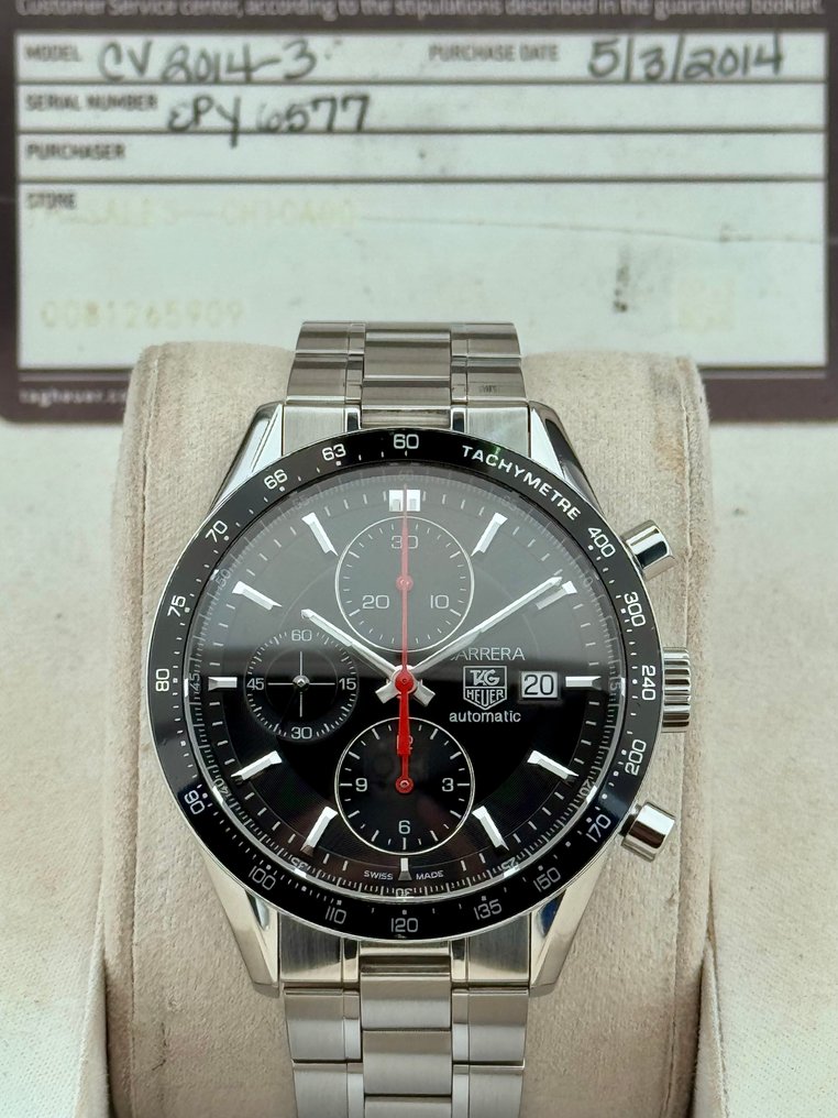 TAG Heuer - NO RESERVE PRICE - Carrera JMF Calibre 16 Automatic Chronograph - - No Reserve Price ...