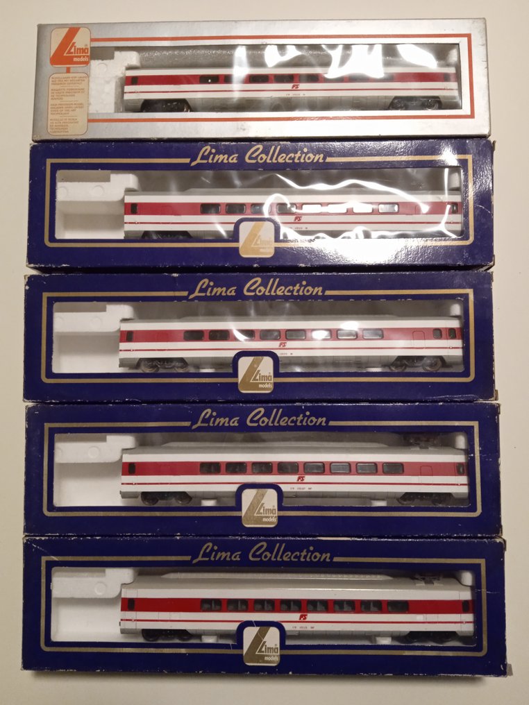 Lima H0 - L201026 - L201029 - Model train passenger carriage set (5) - Additional carriages for ...