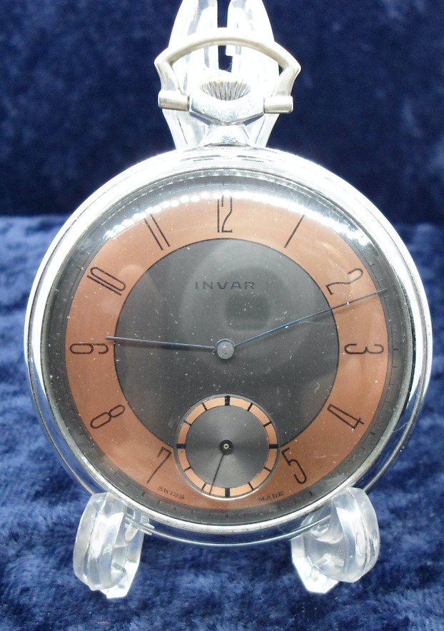 Invar - Art deco - 100% original - Pocket watch - 1901-1949 - auction ...