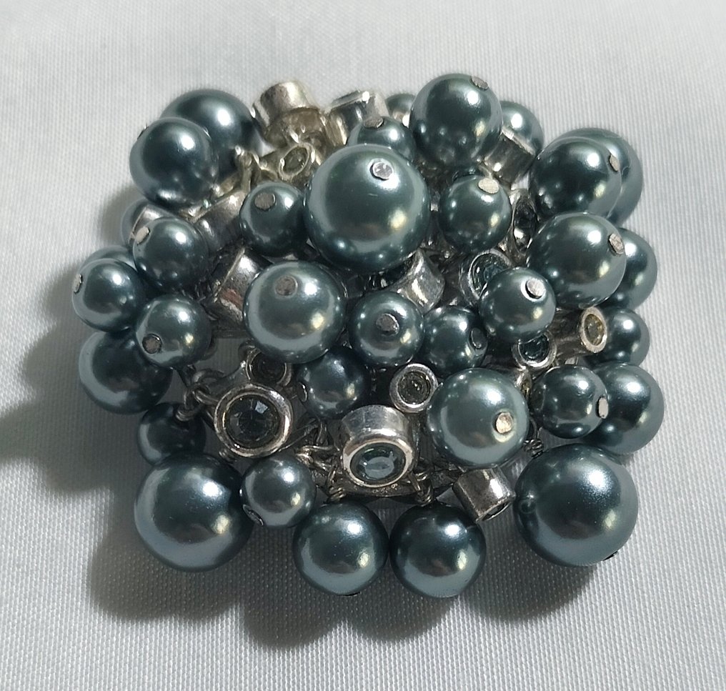 No Reserve Price - Brooch Sterling silver - Pendant - auction online ...