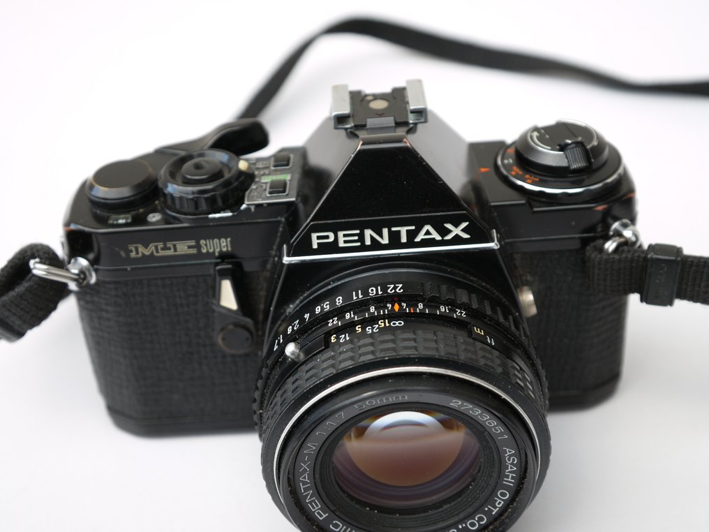 Pentax ME Super Black mit SMC Pentax M 1.7 50mm Fotocamera analogica - Catawiki