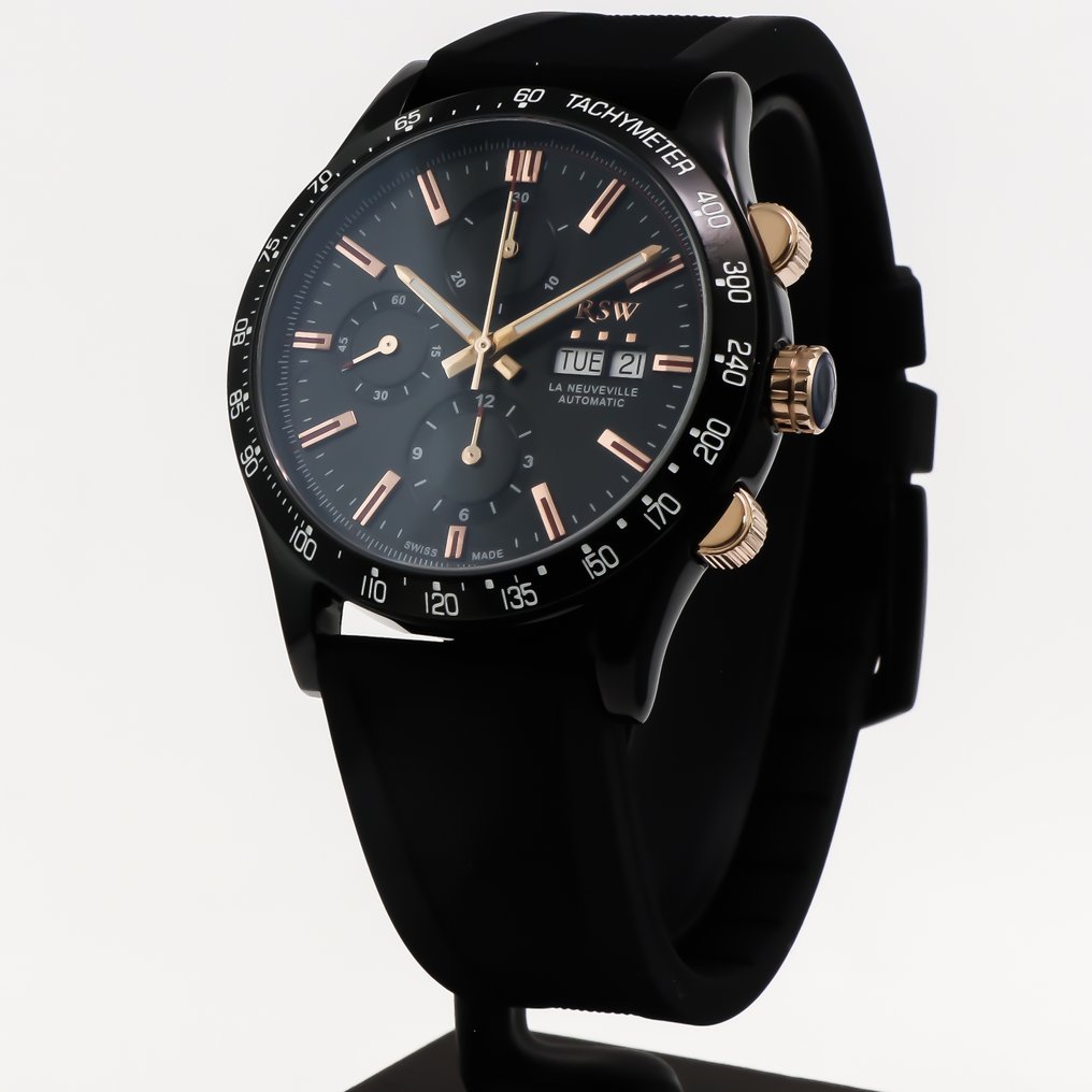 RSW - La Neuveville Sport Valjoux automatic - RSWA130-BRX-3 - Miehet ...