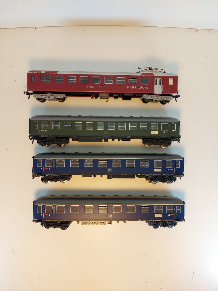 Fleischmann H0 - Model train passenger carriage (4) - Passenger ...