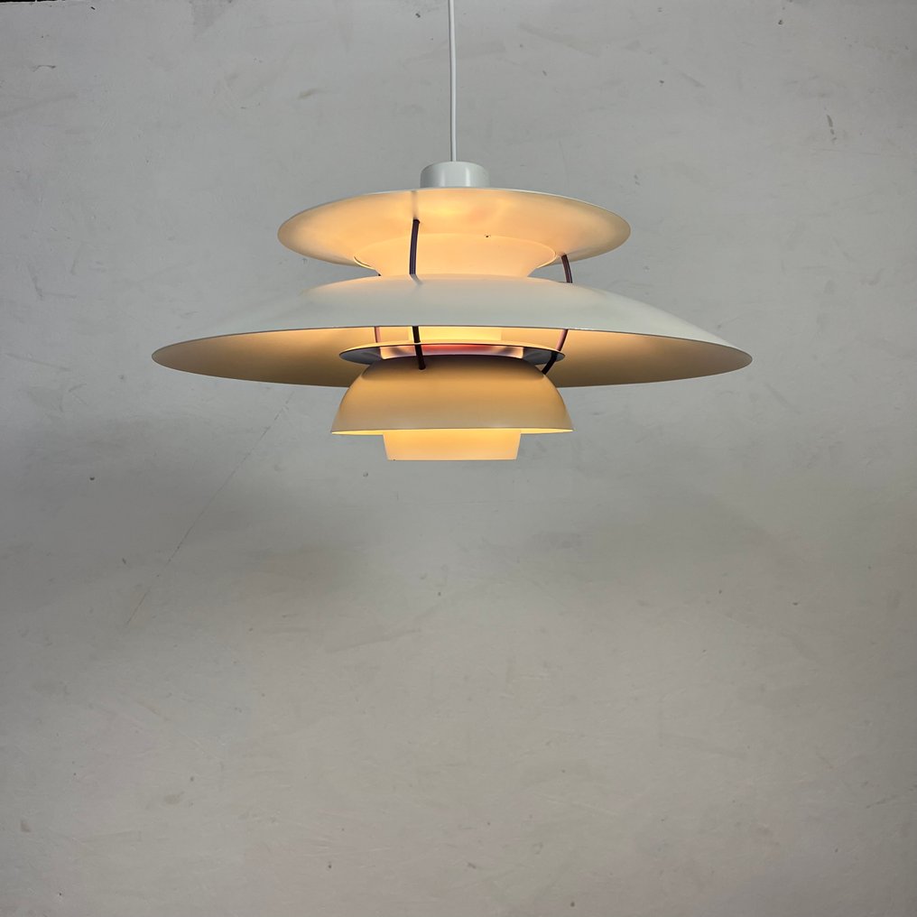 Hanging lamp - PH5 - Metal - auction online Catawiki
