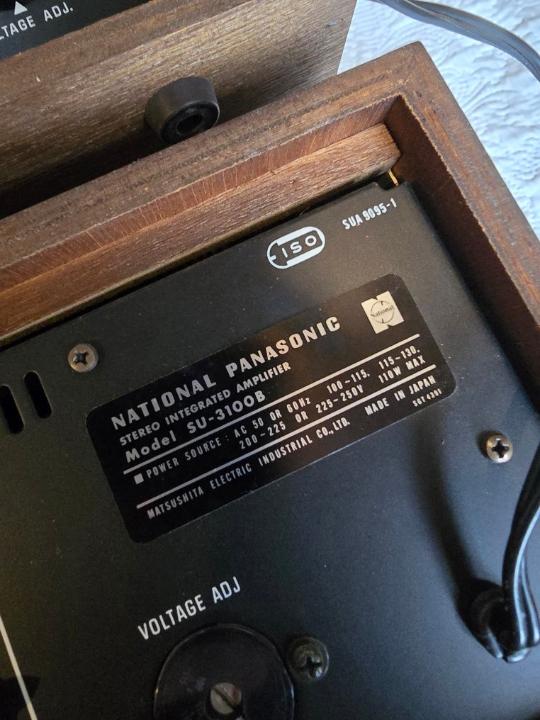National Panasonic - SU-3100B Solid state integrated amplifier, ST ...