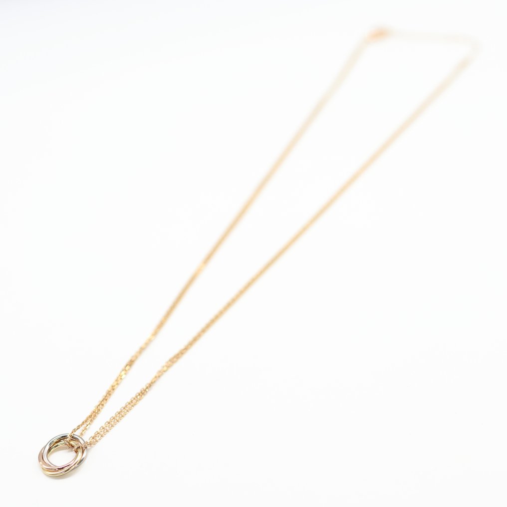Cartier - Collier avec pendentif - Trinity - 18 carats Or blanc, Or ...