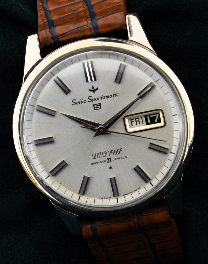 Seiko - Sportsmatic 5 Weekdater Diashock 21 Jewels - No Reserve Price - 418970 - Men - 1960-1969 ...