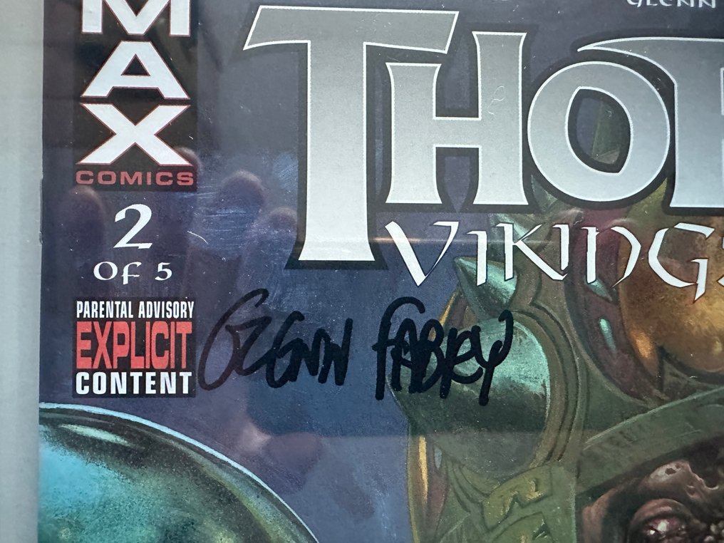 Thor: Vikings #2 - Signed by Glenn Fabry - Signature Series CGC Graded ...