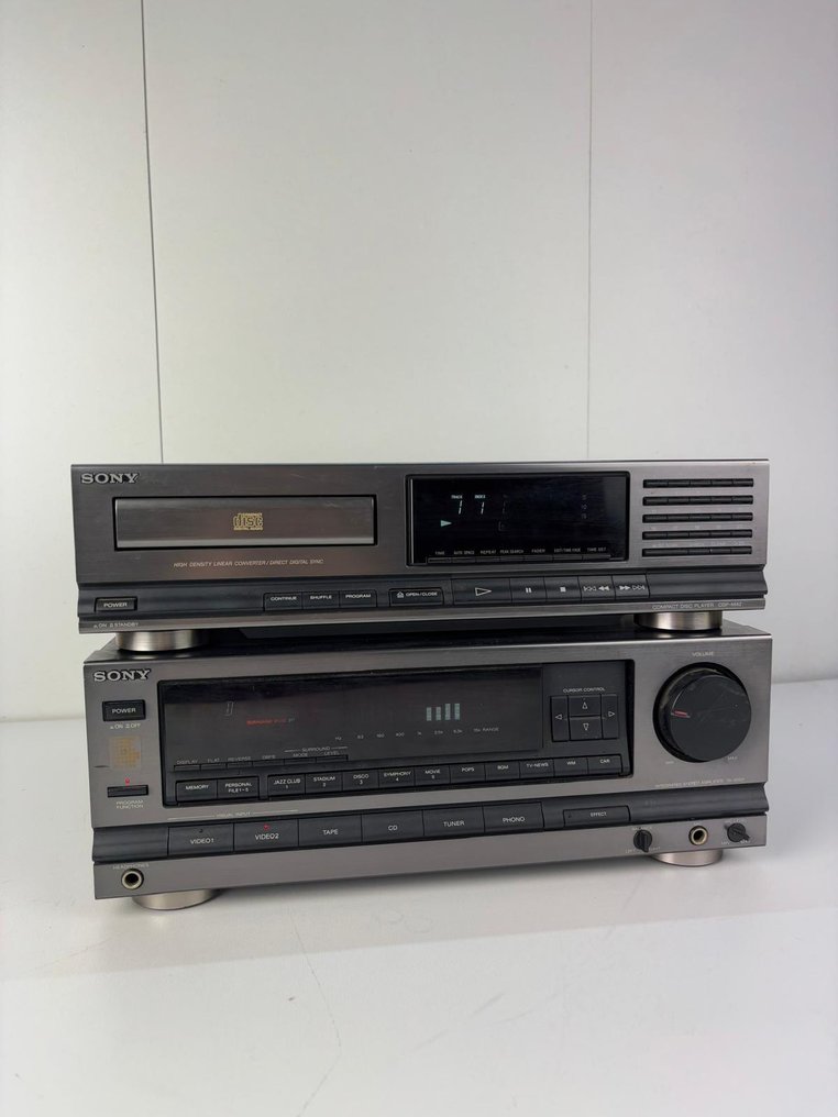 Sony - TA-D505 Solid State AV Amplifier, CDP-M42 CD Player - Hi-fi set - auction online Catawiki