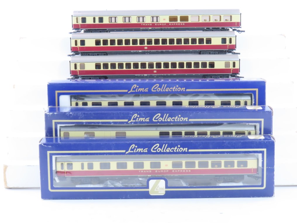 Lima H0 - OA: 309157/309152/309156 - Model train passenger carriage (6) - 6 IC/TEE carriages ...