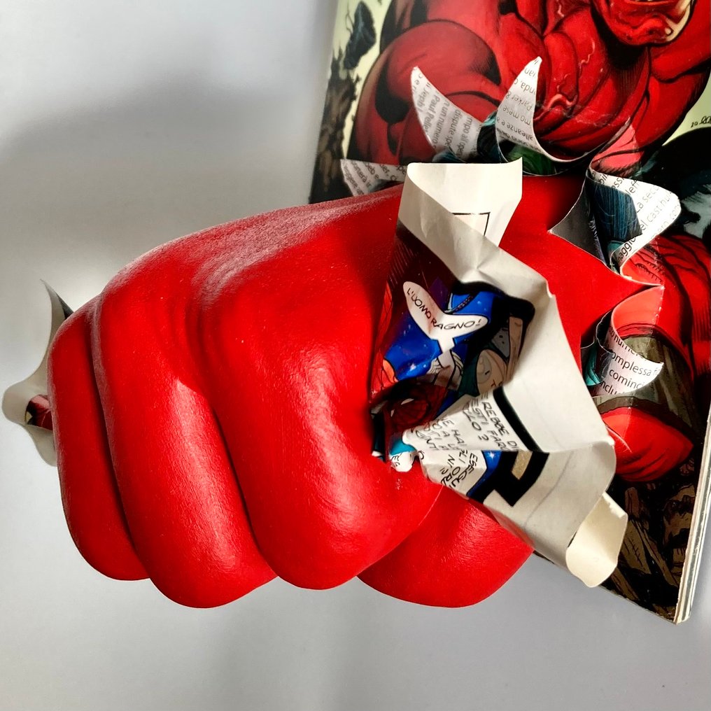 Popik - Get out HULK! - Wall sculpture - Catawiki