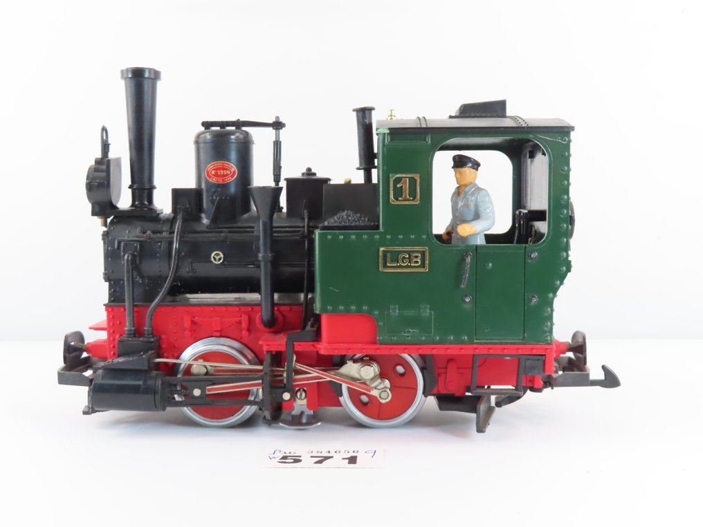LGB G - 2010D - Steam locomotive (1) - Stainz loc Number 1, green ...