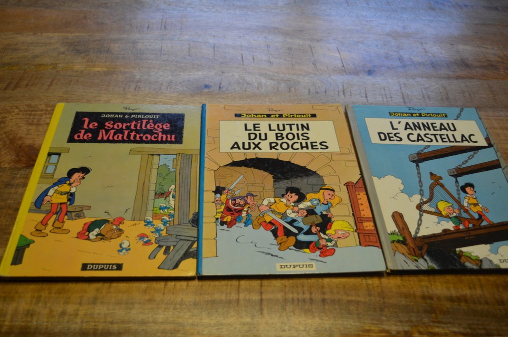 Johan et Pirlouit - 3x C - EO/Ré - 3 Album - EO - 1965/1970 - Catawiki