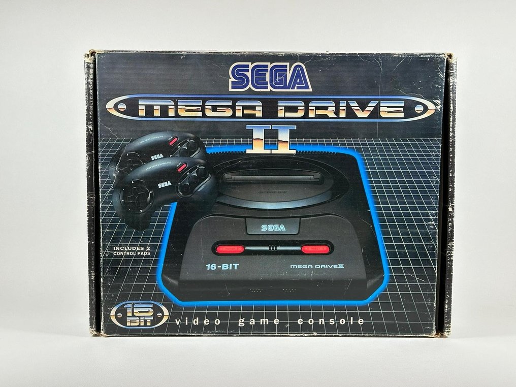 Sega - Mega Drive 2 with original console BOX CIB very unique and rare ...