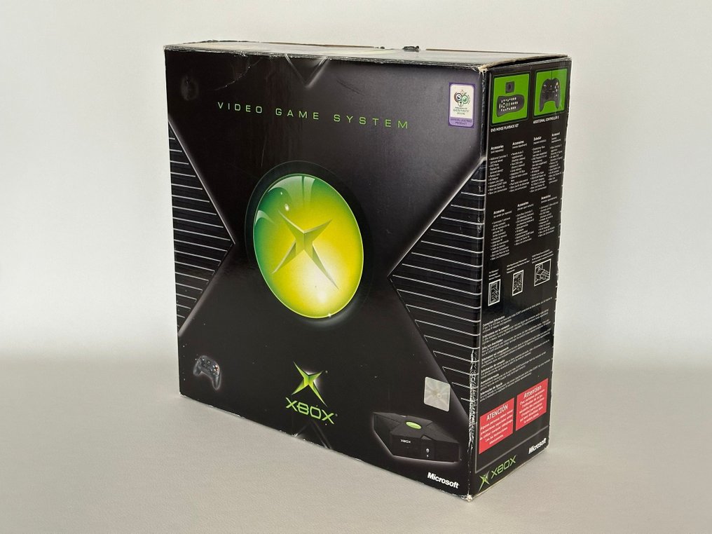 Microsoft - Original - Xbox Original in original Box CIB unique serial ...