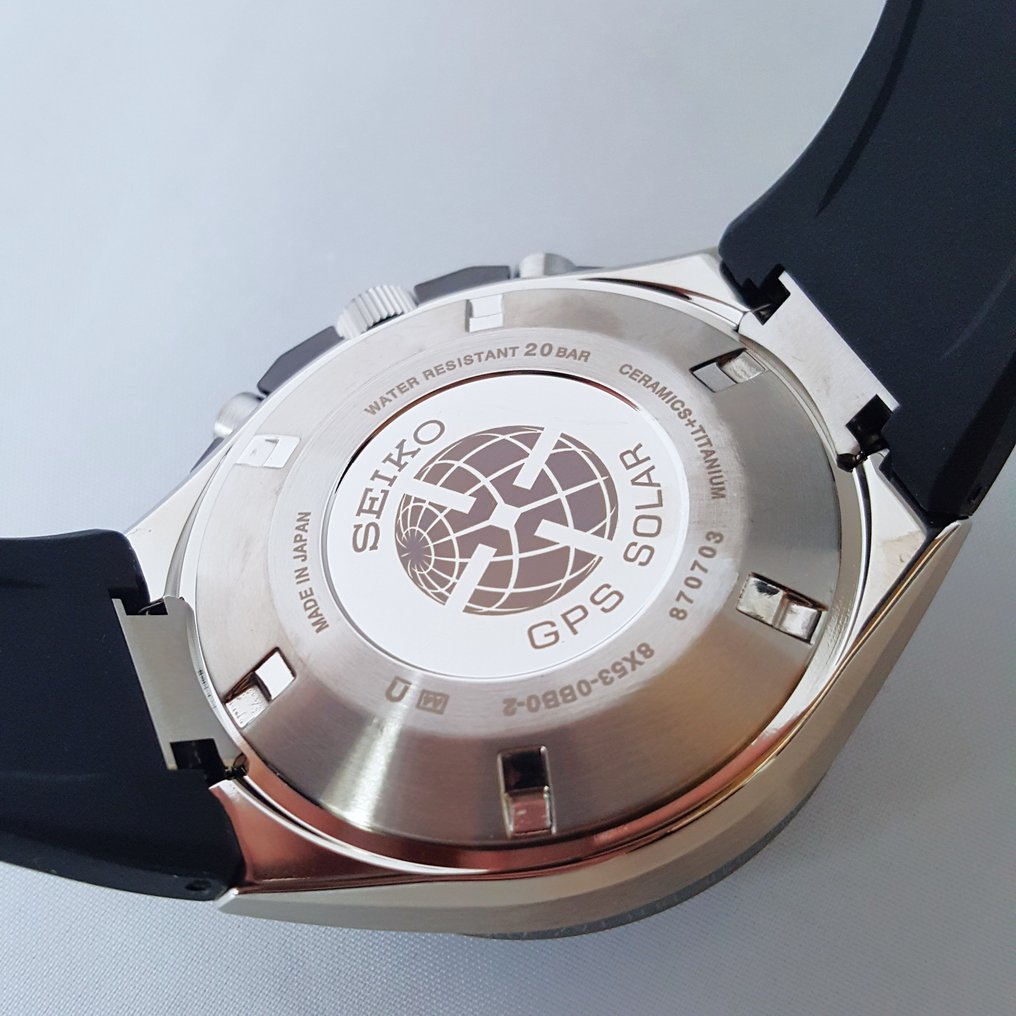 Seiko - ASTRON - GPS - Solar - Ceramic + Titanium - Blue - Men - New ...