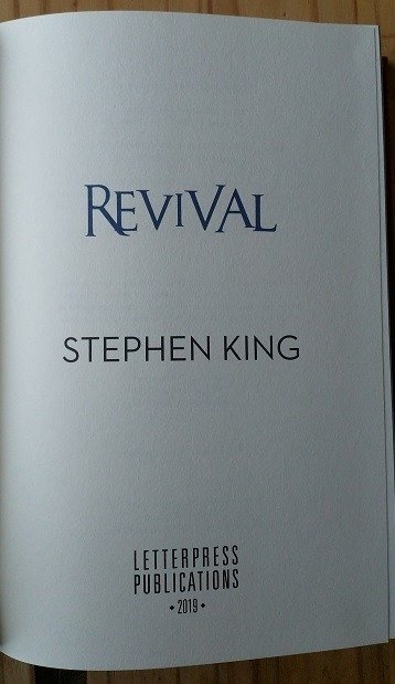 Stephen King - Revival - 2019 - Catawiki