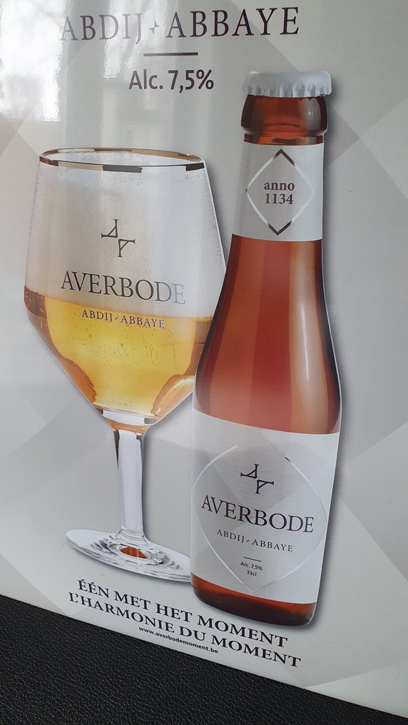 Averbode - Belgisch Bier - Sign (1) - Billboard - Lacquer, Metal - Catawiki
