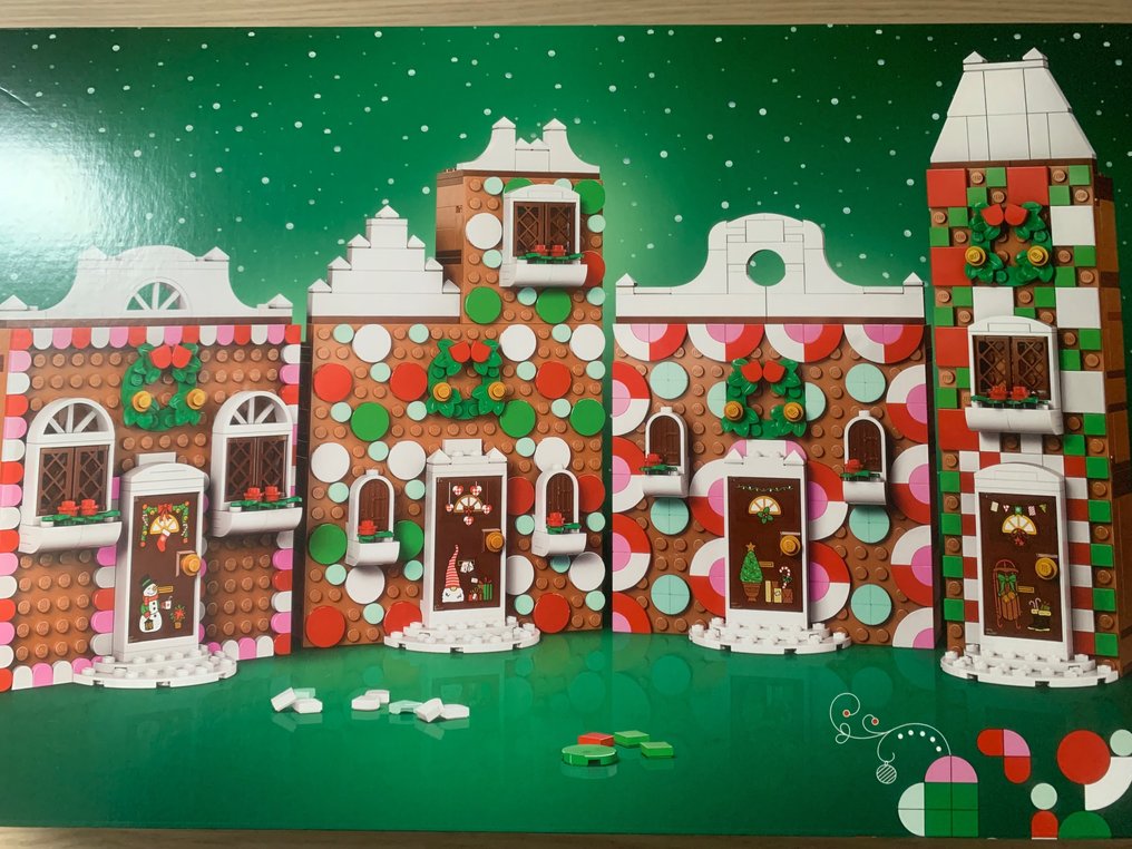 Lego - Employee Gift - 4002023 - Gingerbread House - 2023 - Posterior a ...