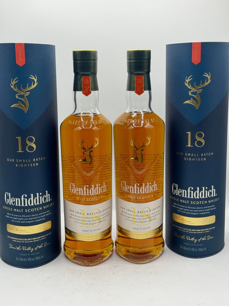 Glenfiddich 18 years old - Our Small Batch Eighteen - Original bottling ...