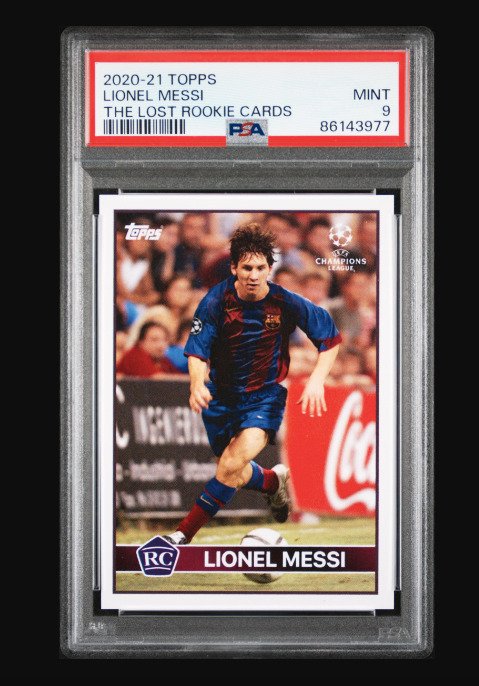 2020 Topps The Lost Rookie Cards Lionel Messi PSA 9 - 1 Graded card ...