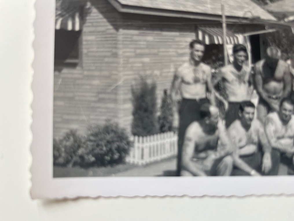 Les Skuse (1917-1973), Paul Rogers & Huck Spaulding - Gruppenfoto, 1956 ...