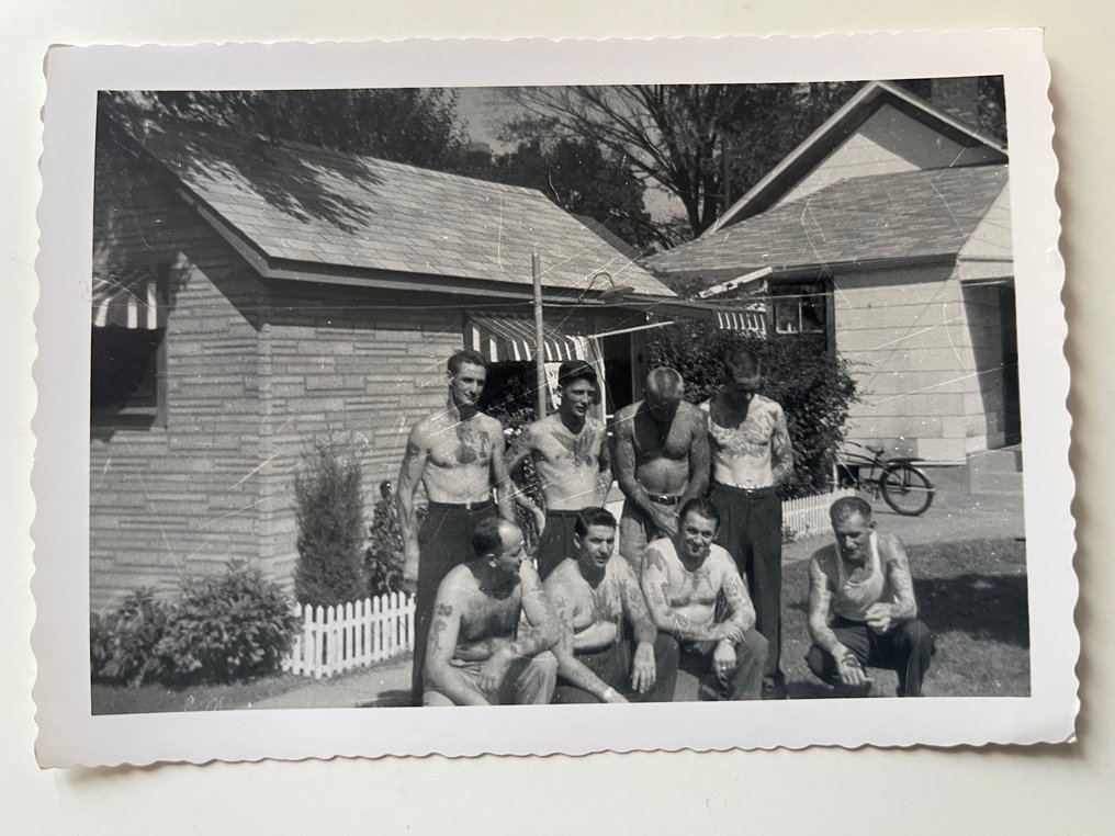 Les Skuse (1917-1973), Paul Rogers & Huck Spaulding - Gruppenfoto, 1956 ...