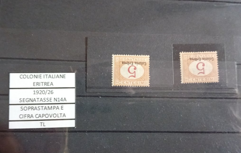 Italy Kingdom 1920 - Two 5 Cent Tax Postmarks. with double digit ...