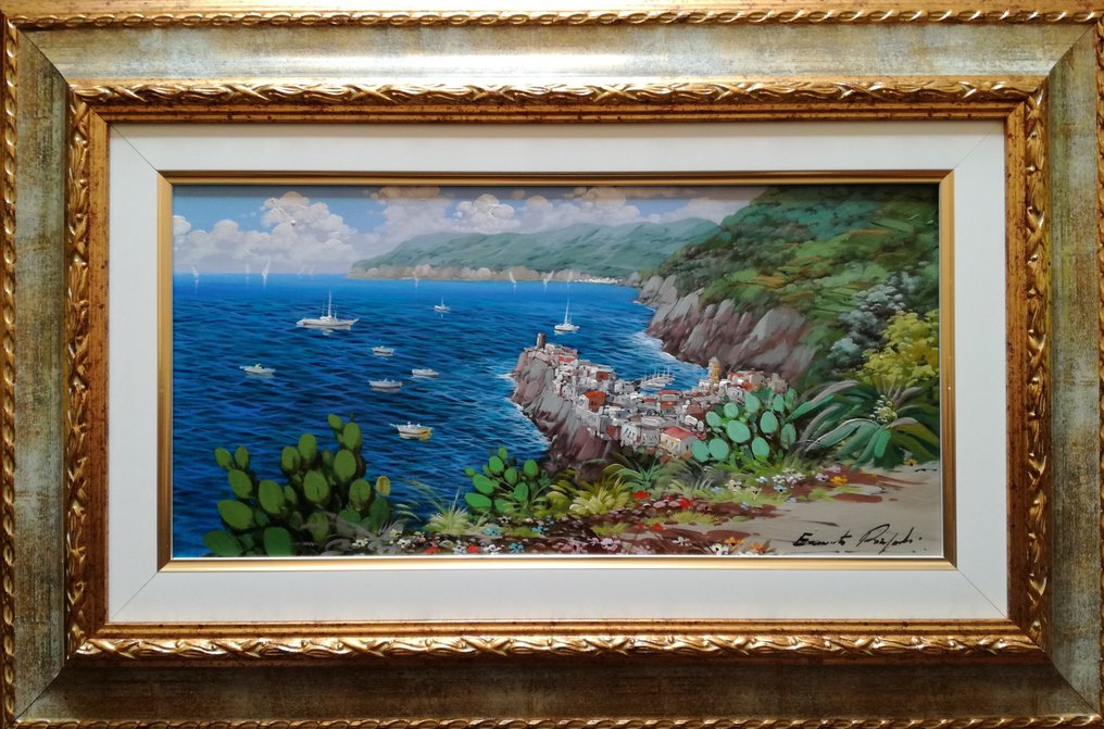 Ernesto Rispoli (1948) - Vernazza Cinque Terre (Liguria) - Catawiki