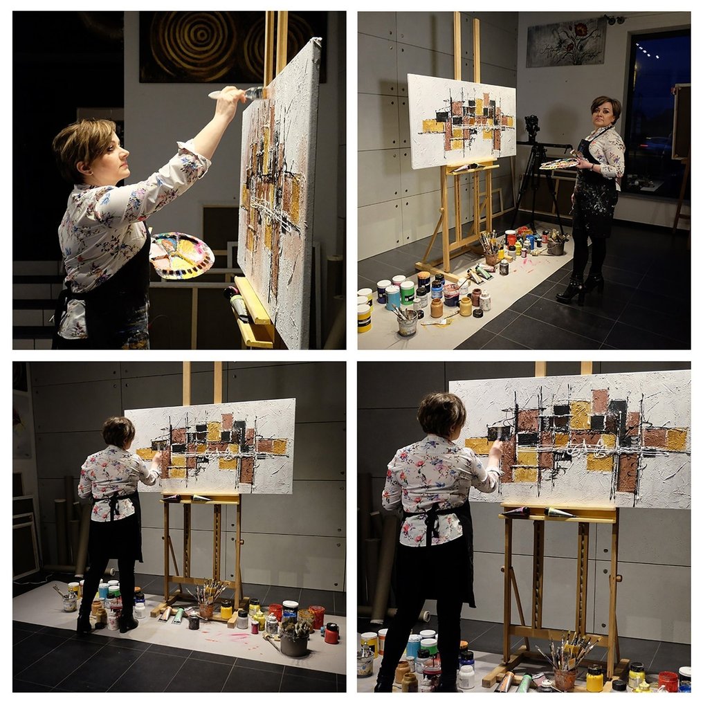 Monika Spiewak - New Model Art - XXL - on Frame - Ready to Hang - 100% ...