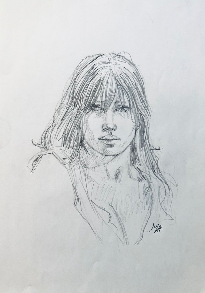 Jula, Andrea - 1 Pencil drawing - Druuna - Catawiki