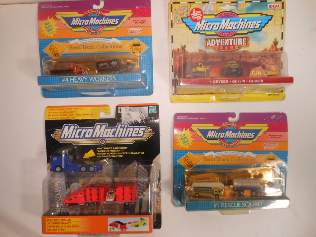 Galoob - Speelgoed voertuig Lot of 4x Micro Machines Set - Catawiki