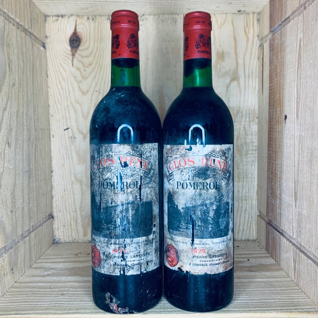 1979 Clos René - Pomerol - 2 Bouteilles (0,75 L) - Catawiki