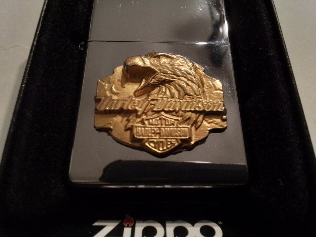 Original Zippo Sturmfeuerzeug " HARLEY DAVIDSON " 2005 Neu und unbefüllt - Feuerzeug - Metall ...