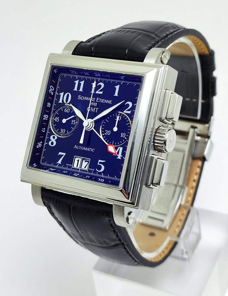 Schwarz Etienne - Chronograph Carrée GMT Automatic - 男士 - 2000-2010 ...