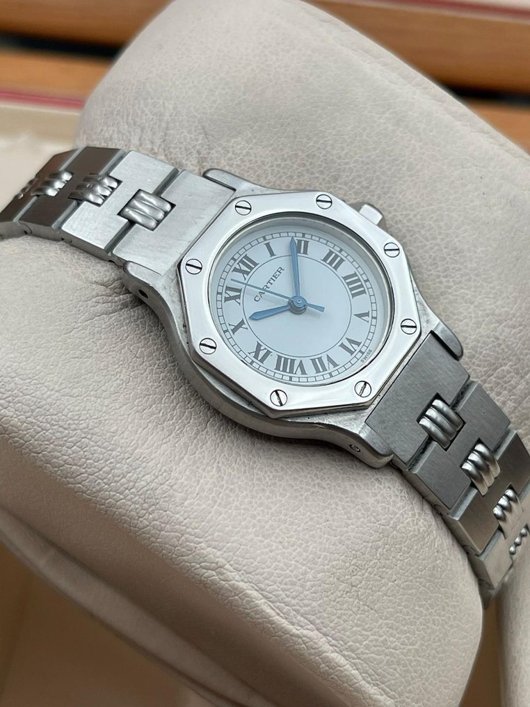 Cartier - Santos Octagon - 0906 - Women - 1990-1999 - Catawiki
