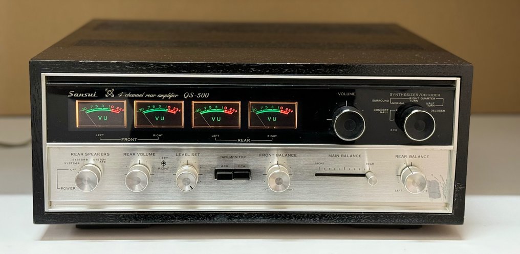 Sansui - QS-500 - 4 channel rear Audio amplifier - Catawiki