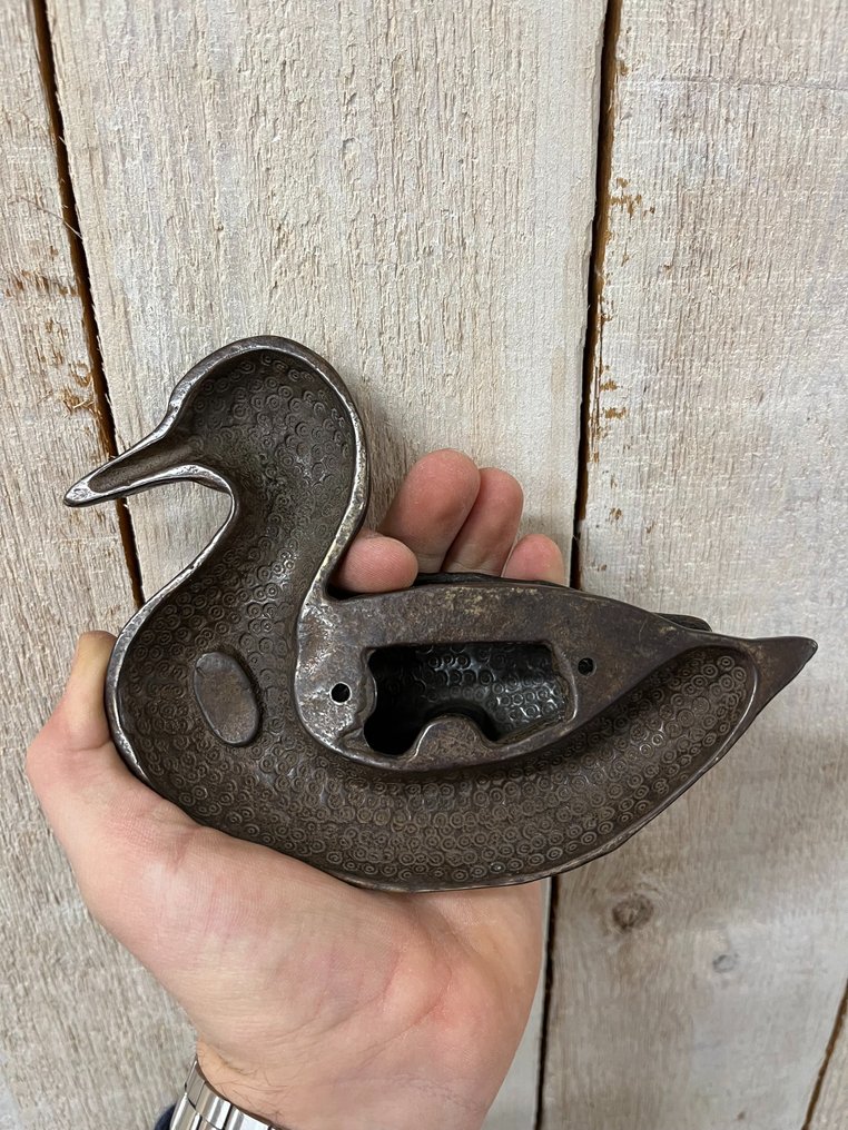 Money box - Bronze door knocker duck - Bronze - Catawiki