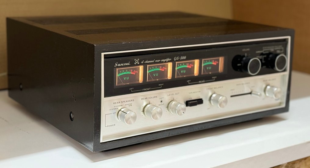 Sansui - QS-500 - 4 channel rear Audio amplifier - Catawiki