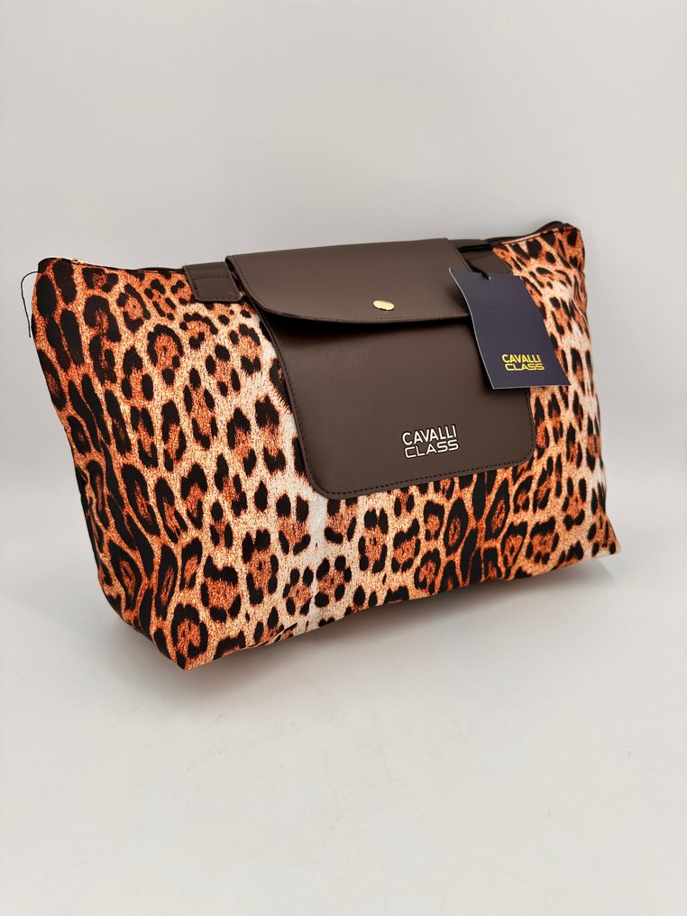 Roberto Cavalli - Cavalli Class - Tote Bag medium Leopard - Shoulder bag - auction online Catawiki