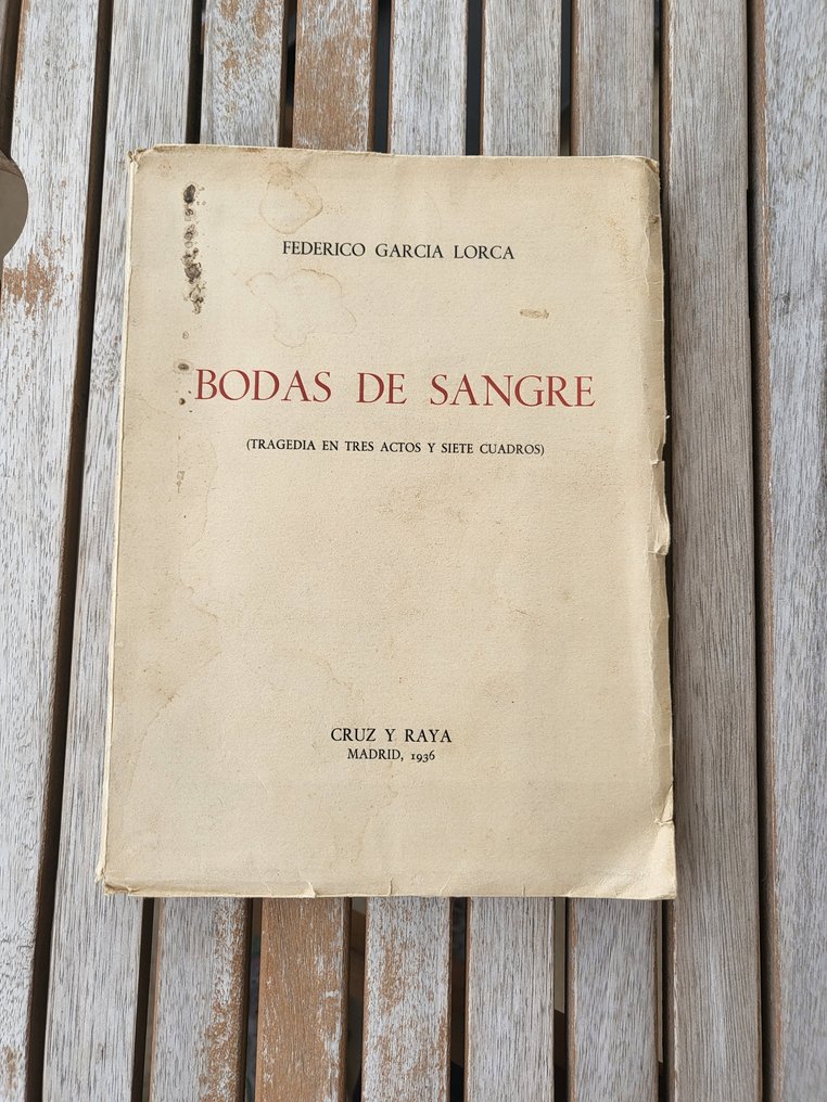 Federico García Lorca - Bodas de sangre (First edition. First ...