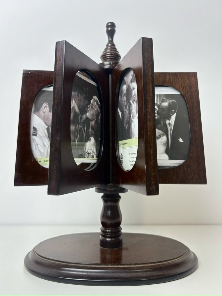 Picture frame - Rotatable photo stand with 6 holders and 12 photos ...