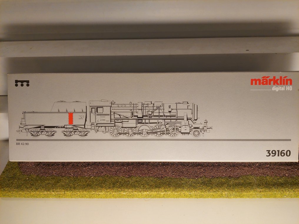 Märklin H0 - 39160 - Locomotiva a vapore con tender (1) - BR 42.90 "Franco Crosti" - DB - Catawiki