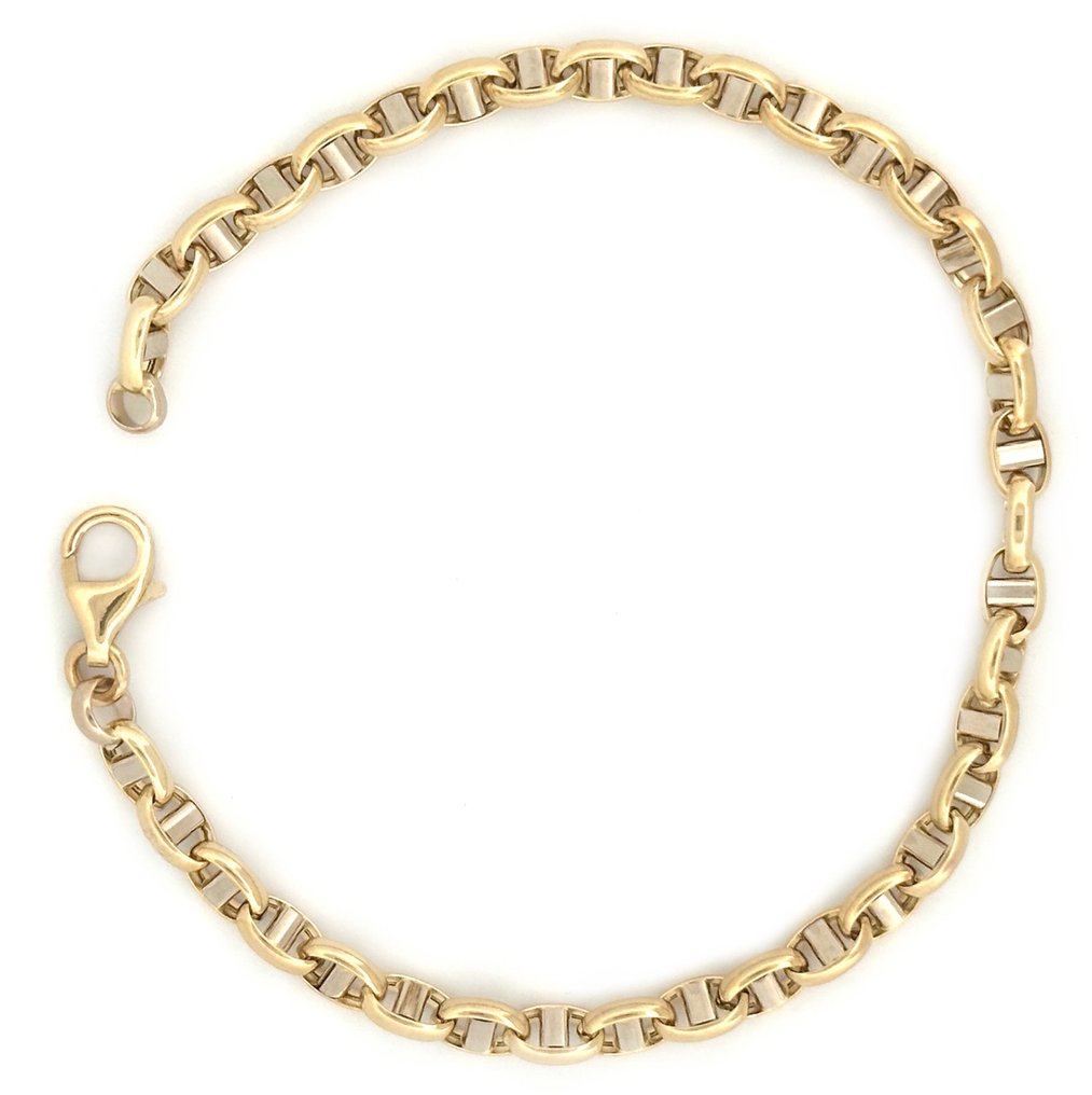 No Reserve Price - Vieri - Bracelet - 3.8 g - 18 kt. White gold, Yellow gold - auction online ...