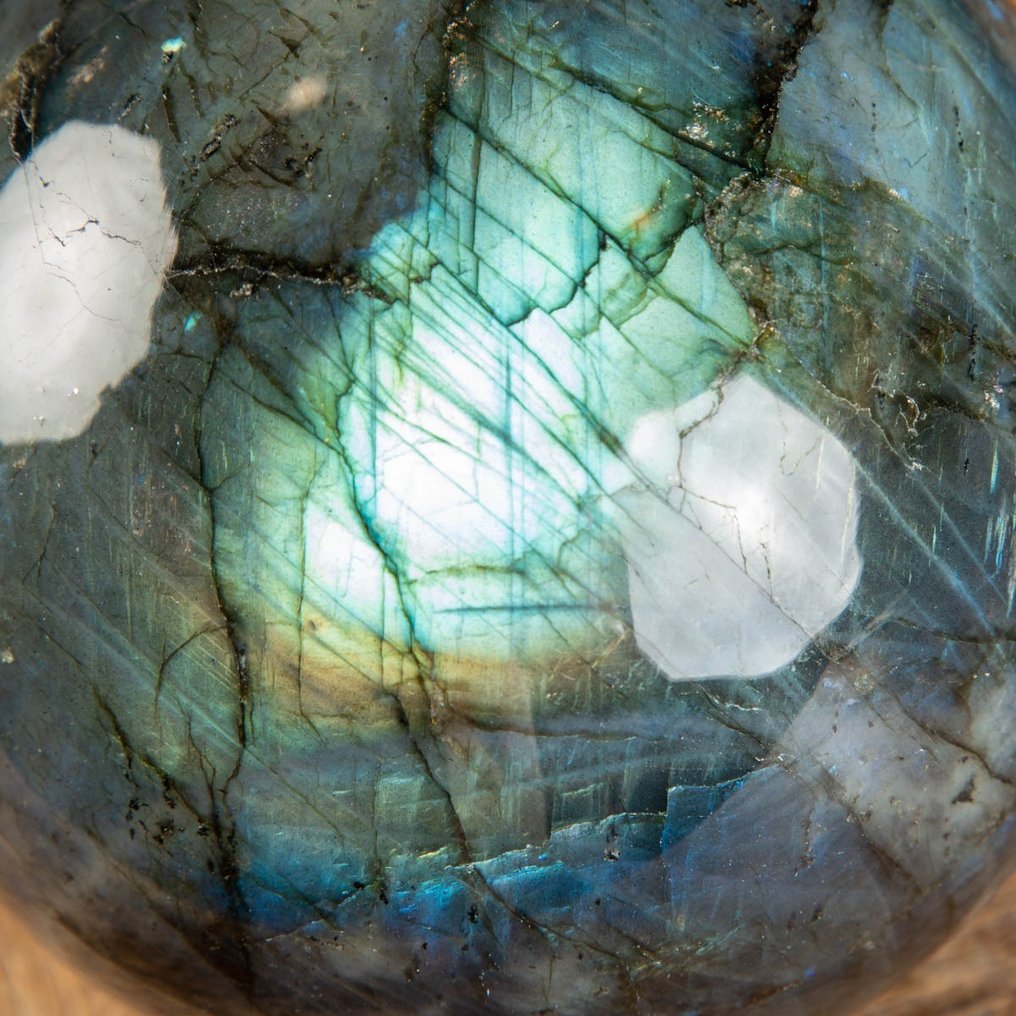 Labradorite Sphere - Height: 110 mm - Width: 110 mm- 1895 g - auction online Catawiki