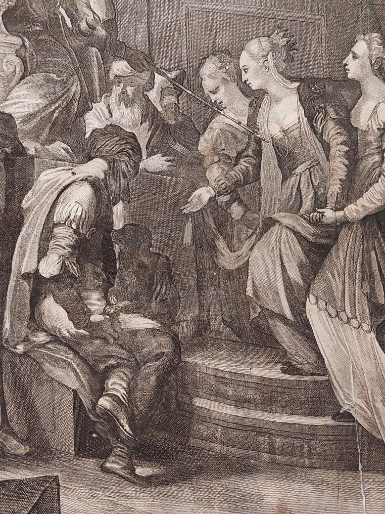 Paolo Veronese (1528-1588) da, Wenceslaus Hollar (1607-1677) - Ester ...