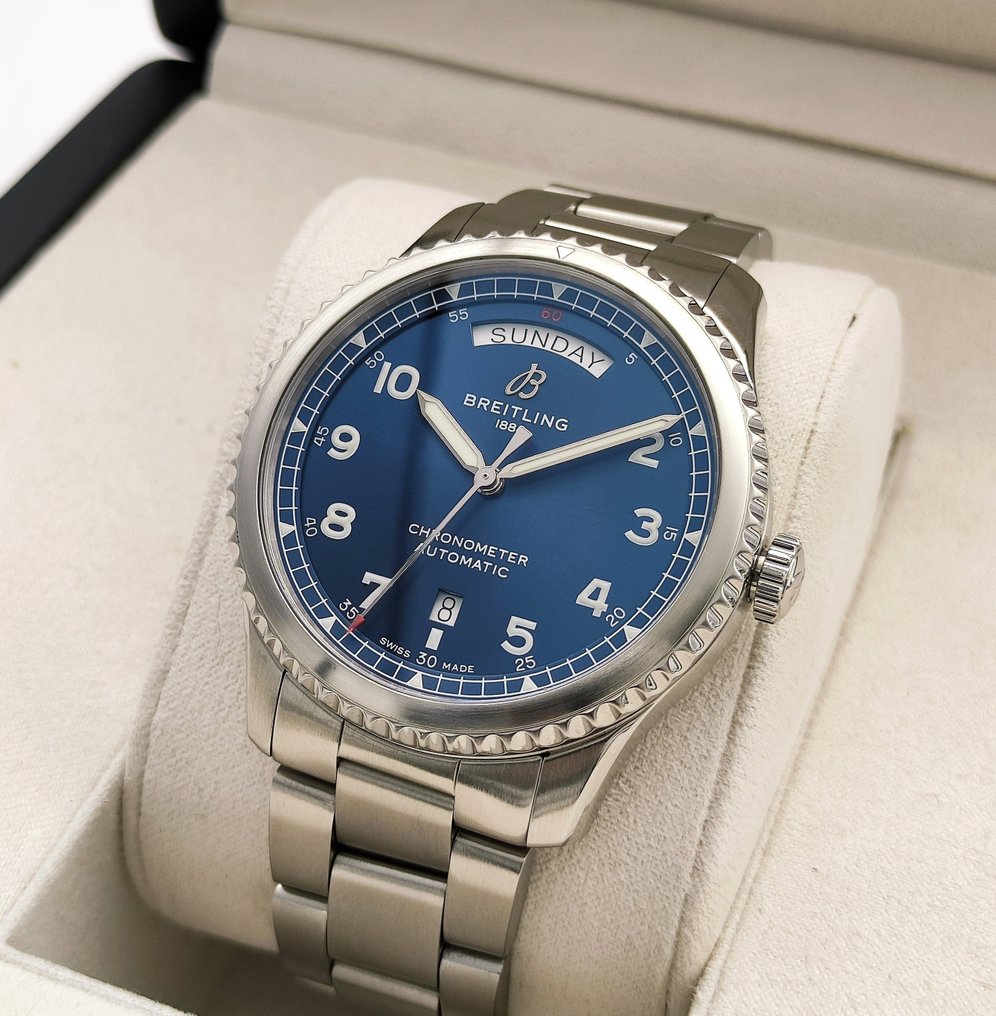 Breitling - Aviator 8 Day Date Automatic - A45330 - Men - 2019 - Catawiki