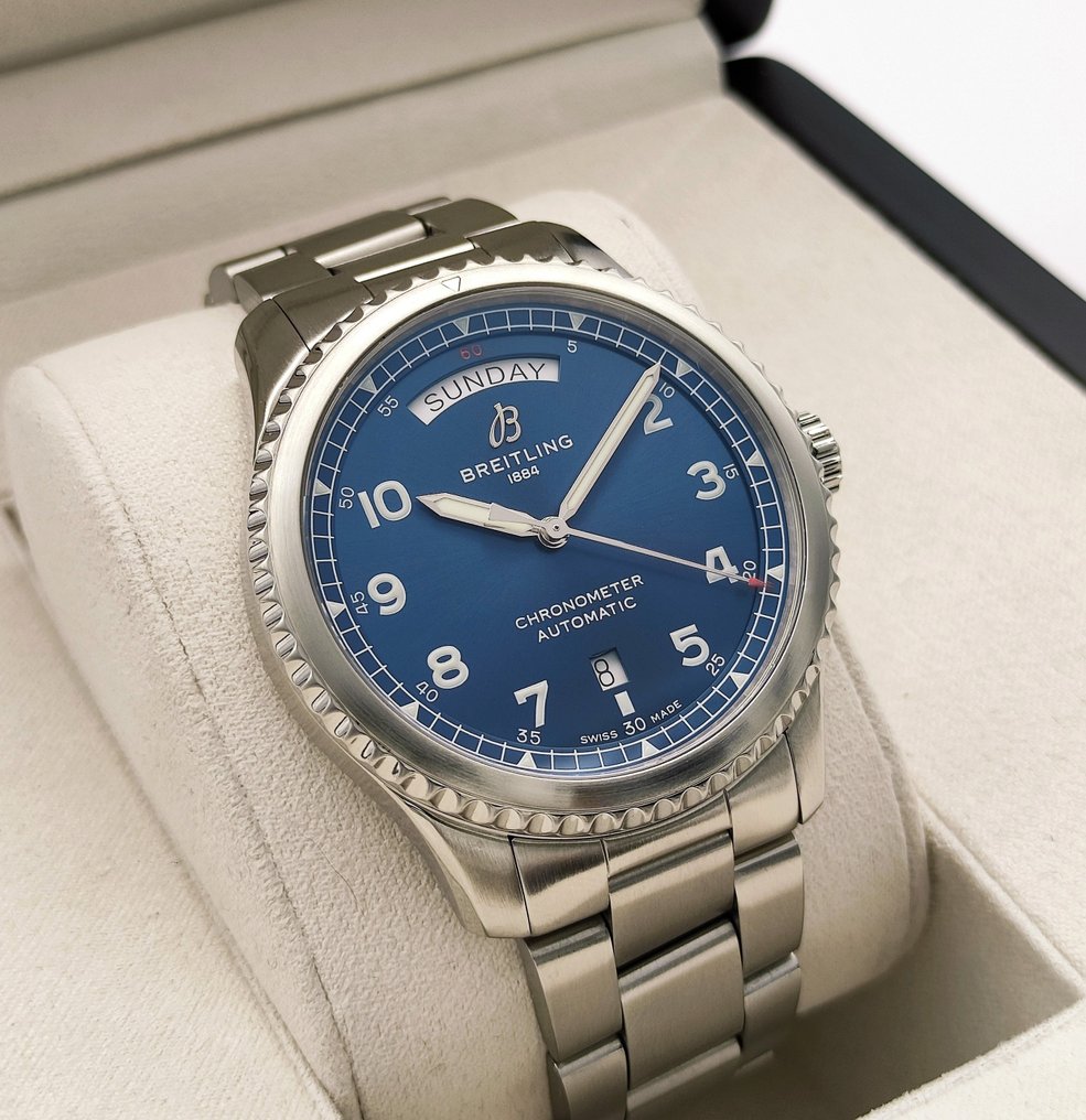 Breitling - Aviator 8 Day Date Automatic - A45330 - Men - 2019 - Catawiki