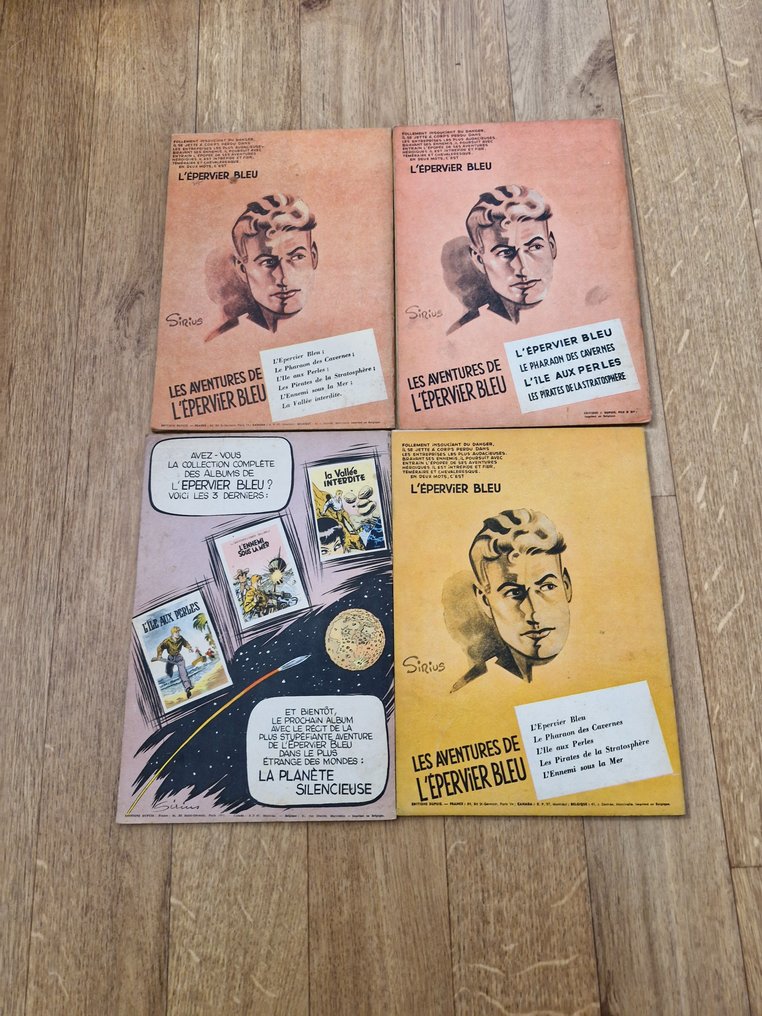 L'Epervier bleu T4 à T7 - 4x B - 4 Album - EO - 1952/1954 - Catawiki